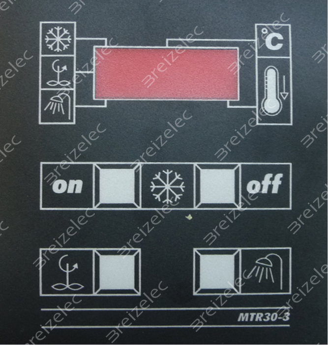 MTR30-3 MEMBRANE KEYPAD - DELAVAL SERIES - ELTLFF00070 - Breizelec